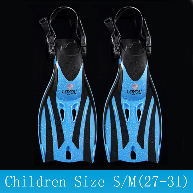 Kinder Schwimmen Flossen Einstellbar Tauchen Frosc... – Grandado