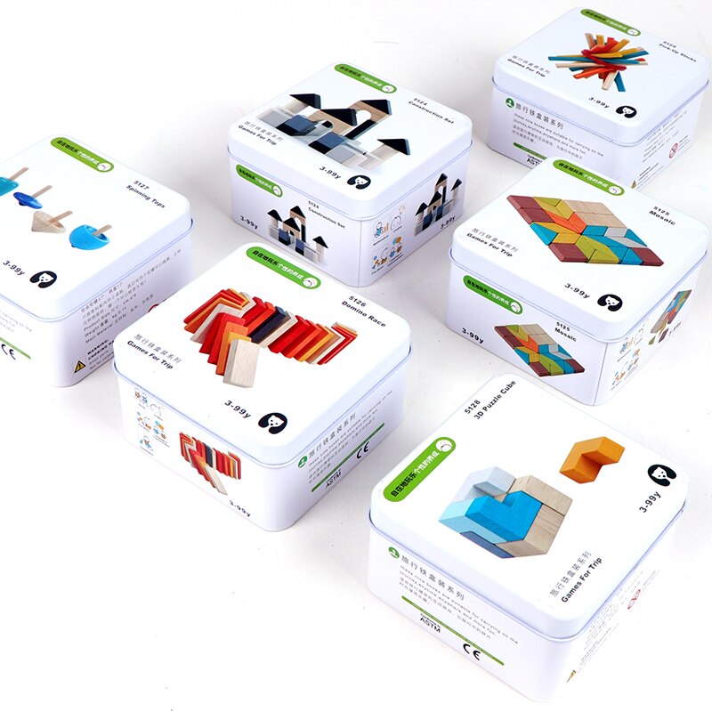 6 Styles Kids Wooden Learning Education Variety Pu... – Grandado