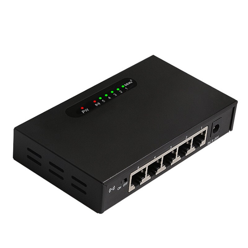 5-port 100M Switch Ethernet VLAN Wall-mounted Mini... – Grandado