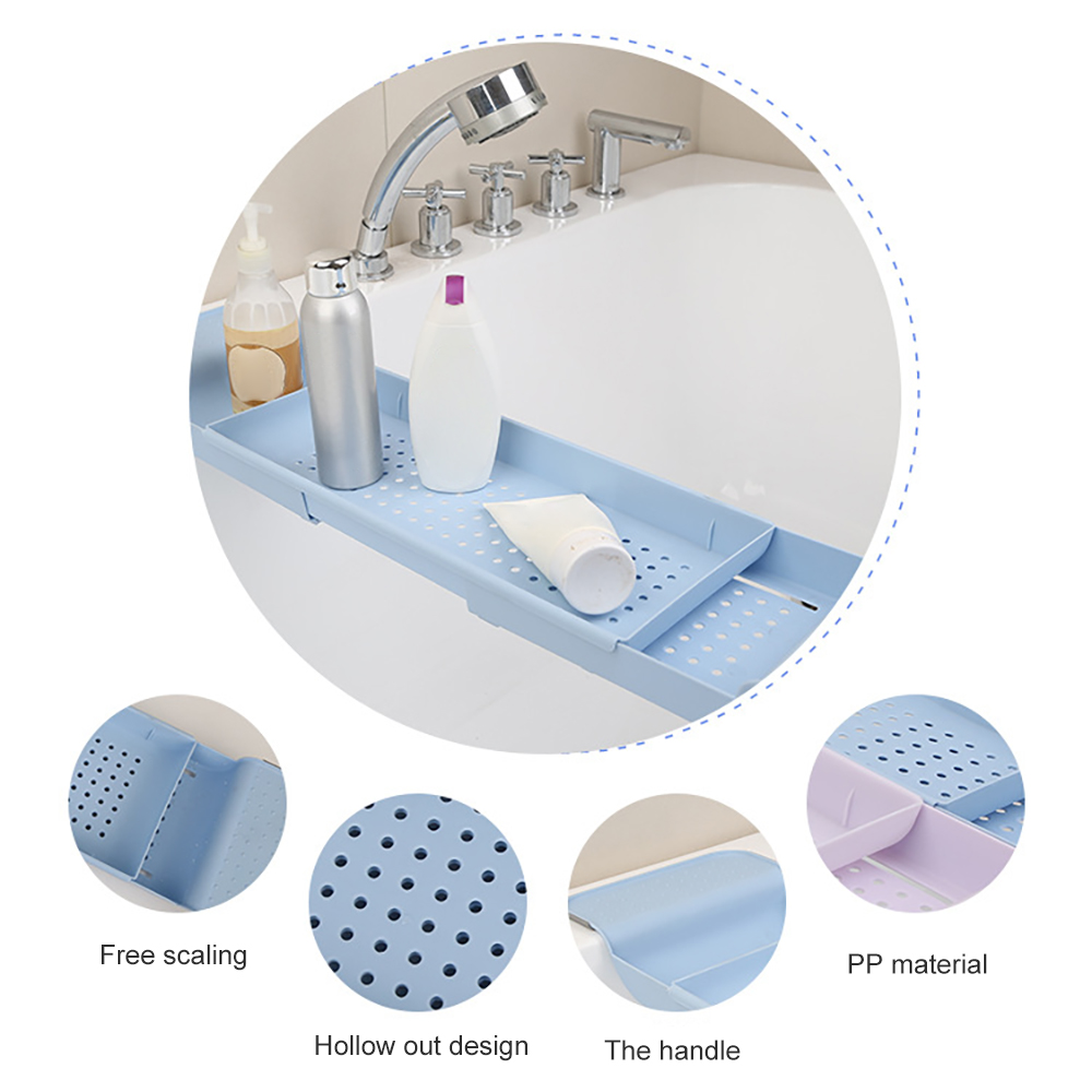 Bathroom Shelf Bathtub Tray Extendable Shower Cadd... – Grandado