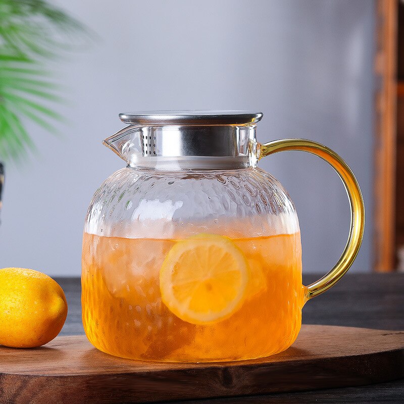 1900ML Heat Cold Resistant Anti-burst Glass Teapot... – Vicedeal