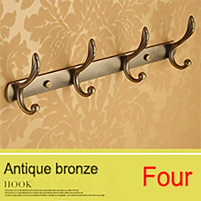 1-8 væg bøjle vintage messing kappe krog guld anti... – Grandado