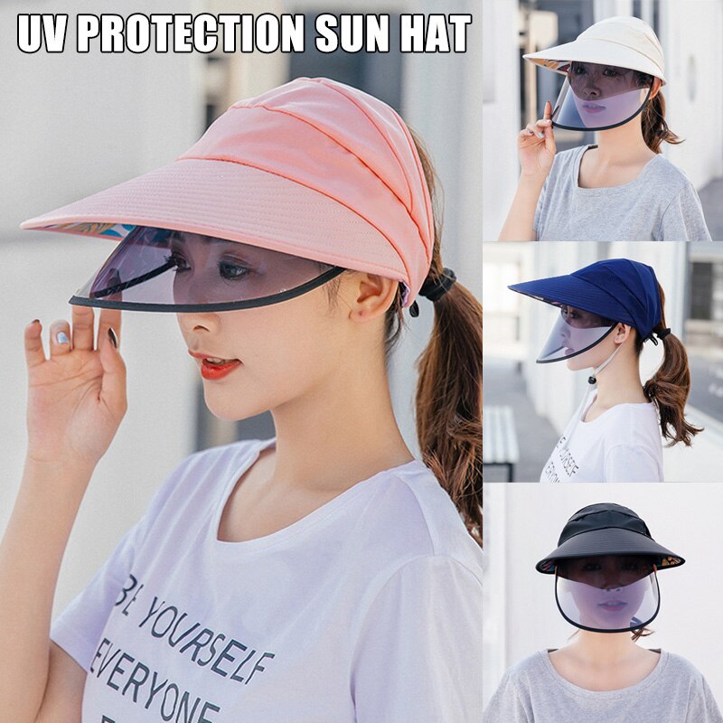 Sun Visor Hat Full Face Cover Safety Shield Eye Pr... – Grandado