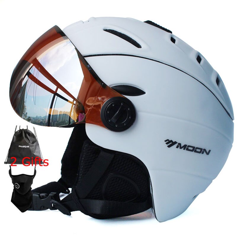 MOON Half-covered CE Ski Helmet Integrally-molded ... – Vicedeal