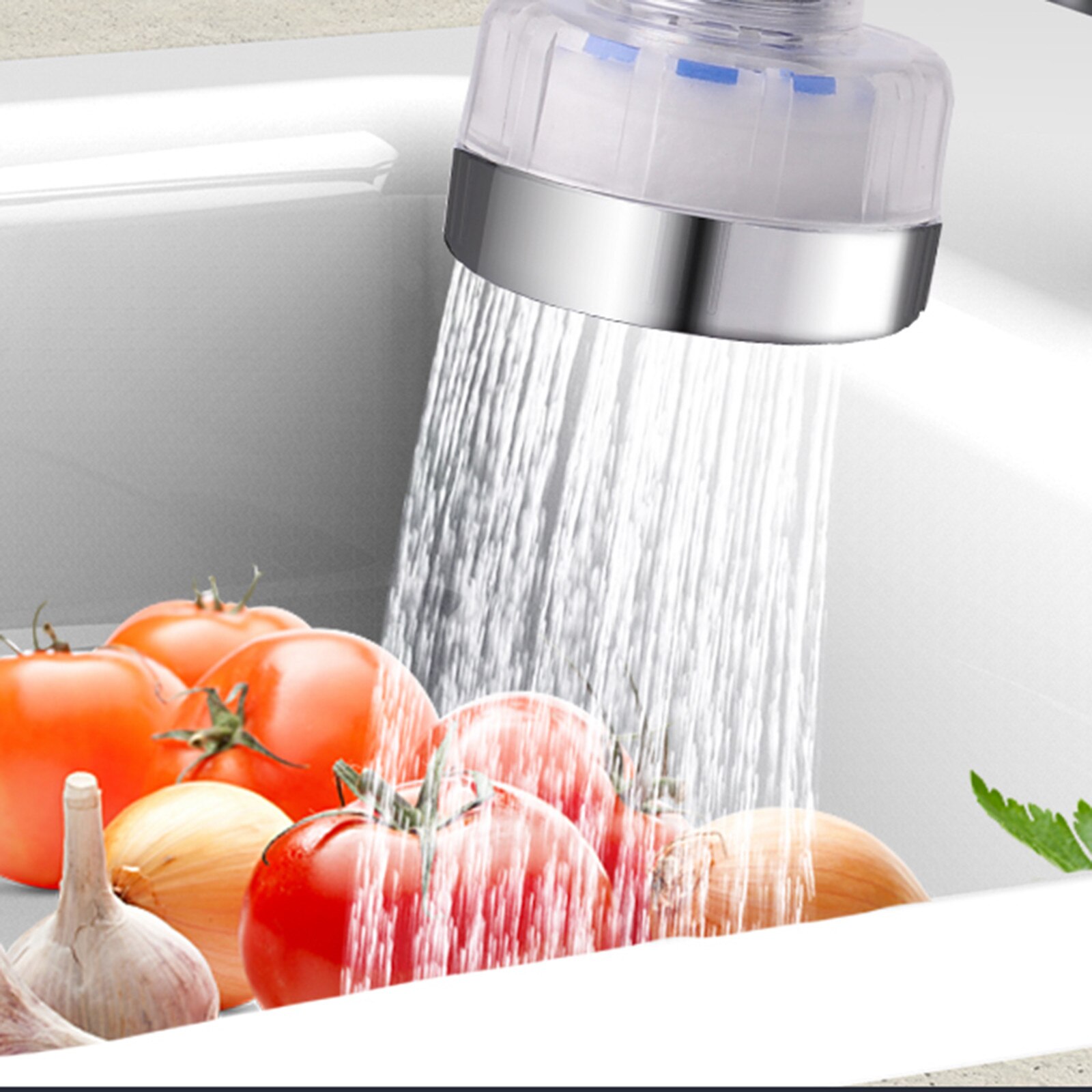 360° Rotate Faucet Kitchen Faucet Aerator Water Diffuser Bubbler Water ...