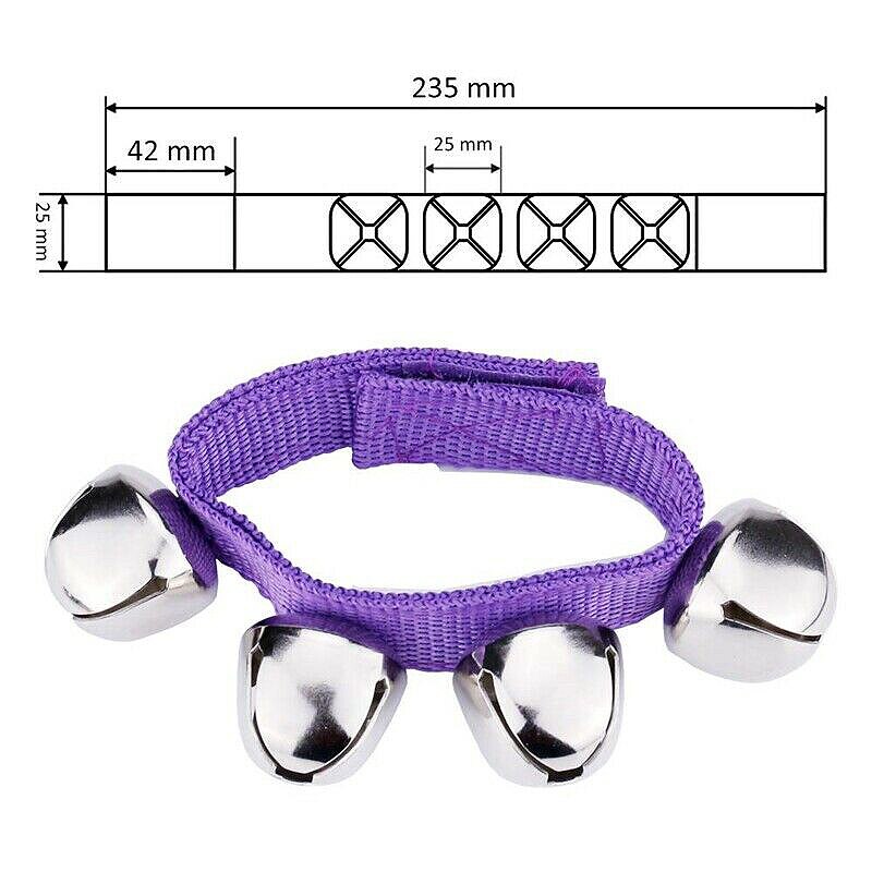 16 Pcs Orff Musical Instruments Wrists with Jingle... – Grandado
