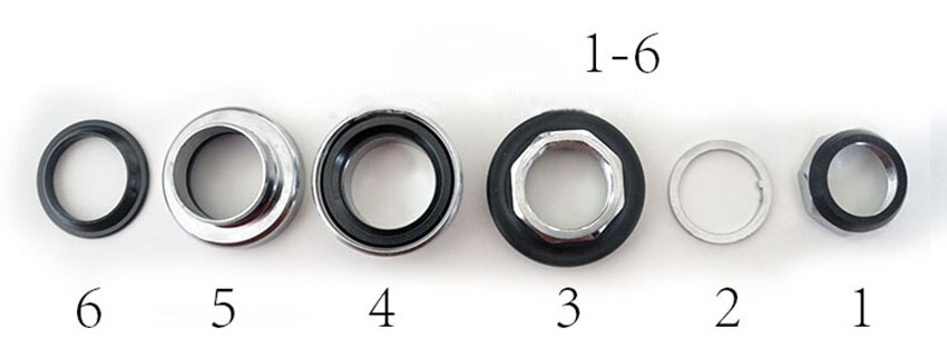 fixed bike Retro Headsets inner diameter 25.4 mm 3... – Grandado