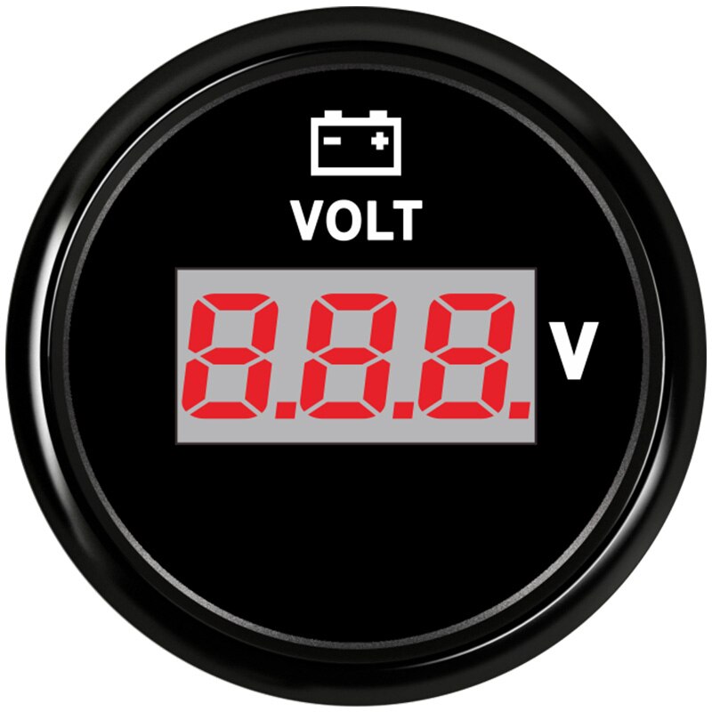 Rostfritt stål voltmätare 8-16 volt husvagn båt ma... – Grandado