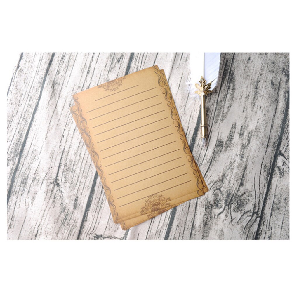 56Pcs Kraft Paper Retro Writing Paper Vintage Lett... – Vicedeal