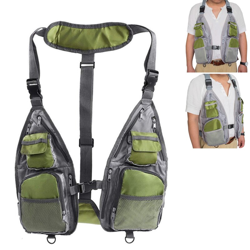 55cm Breathable Fishing Jacket Outdoorsman Vest Me... – Grandado