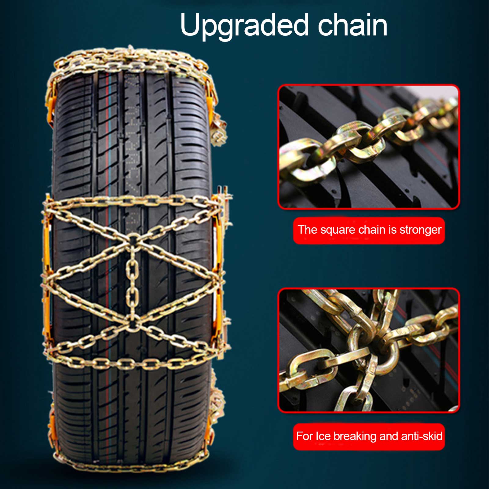 Universal Automobile Snow Chain For Off-road Vehic... – Grandado