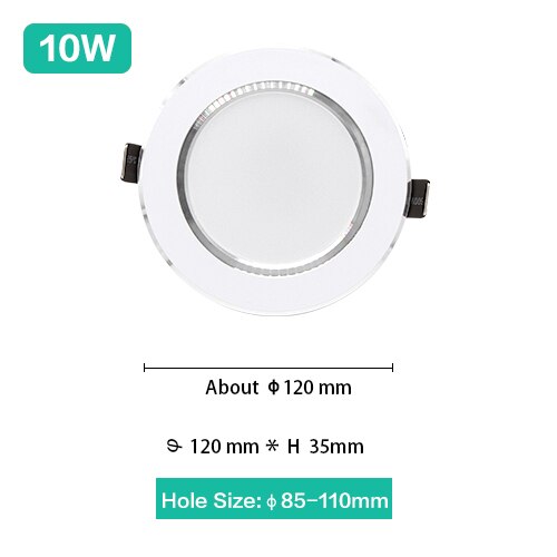 Led ronde rgb downlight inbouwlamp 5w afstandsbedi... – Grandado