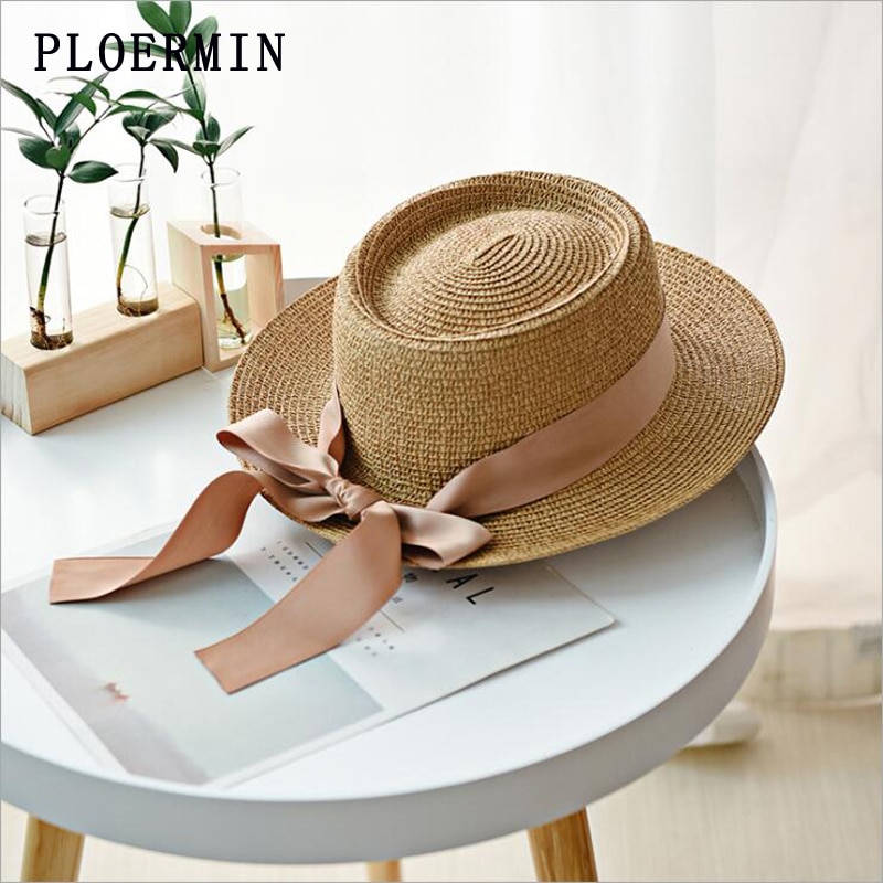 Frauen Sommer Strand Sonnenhut Neue Flache Top Str... – Vicedeal