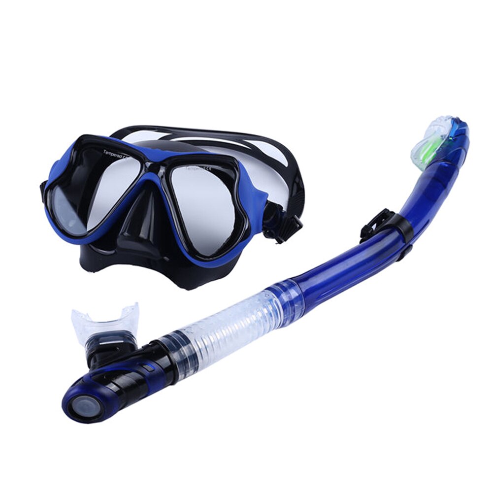 Summer Dry Snorkel Goggles Set Wide View Anti-Leak... – Grandado