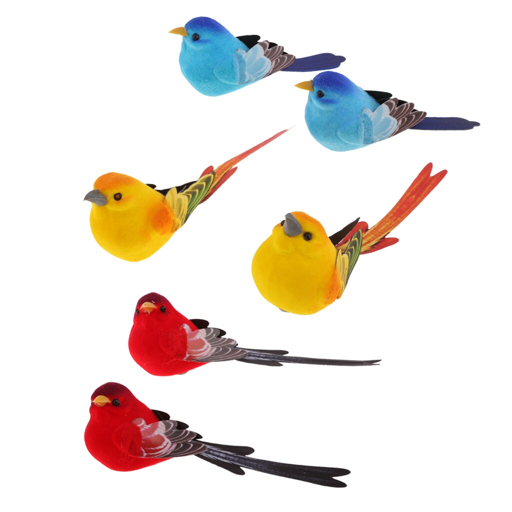 6pcs Lifelike Artificial Foam Bird Statue for Disp... – Vicedeal