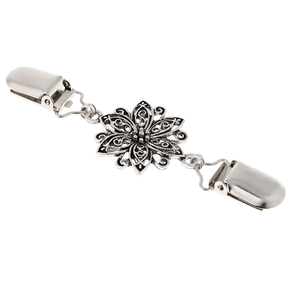 Lady Duck Mond Plated Metalen Bloem Kraag Clip Sja... – Grandado