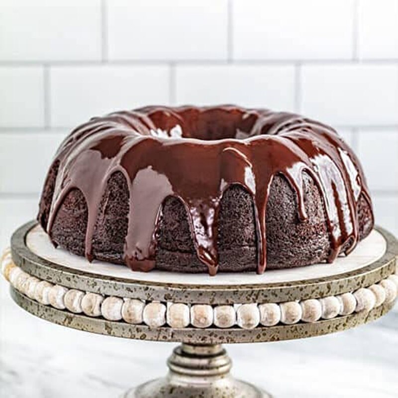 Round Non Stick Fluted Cake Pan Tin Ring Round Bak... – Grandado