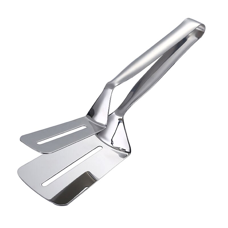 BBQ Stainless Steel Barbecue Tongs Fish Steak Turn... – Vicedeal