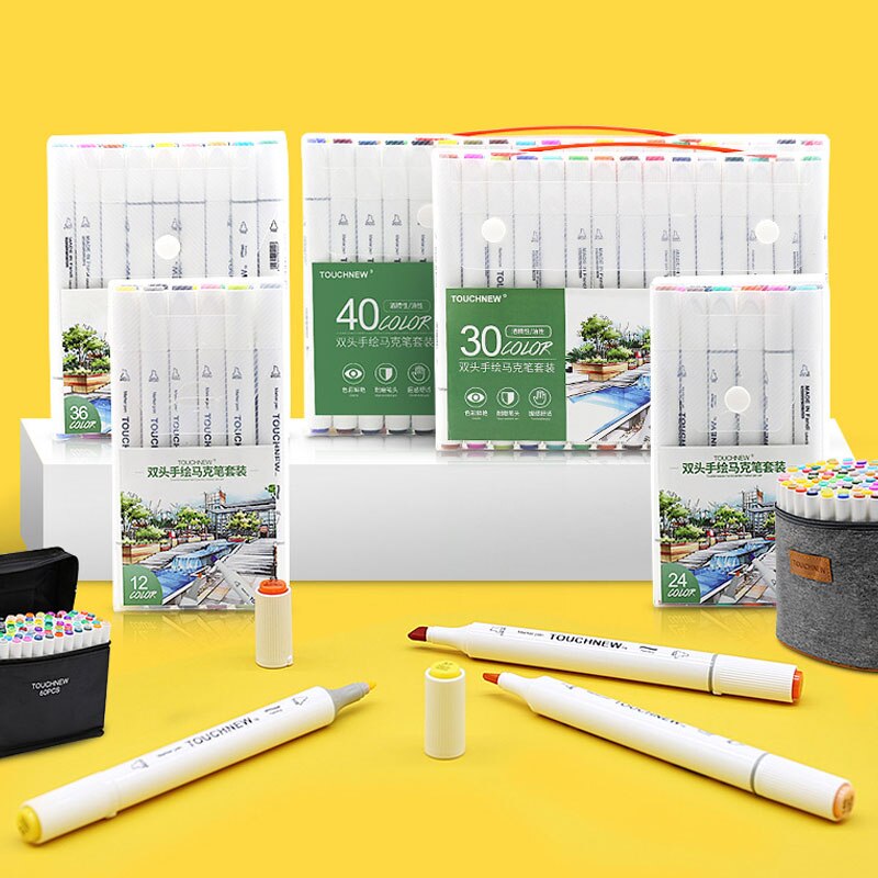 TOUCHNEW Permanent Markers Alcohol Ink Markers Bru... – Vicedeal