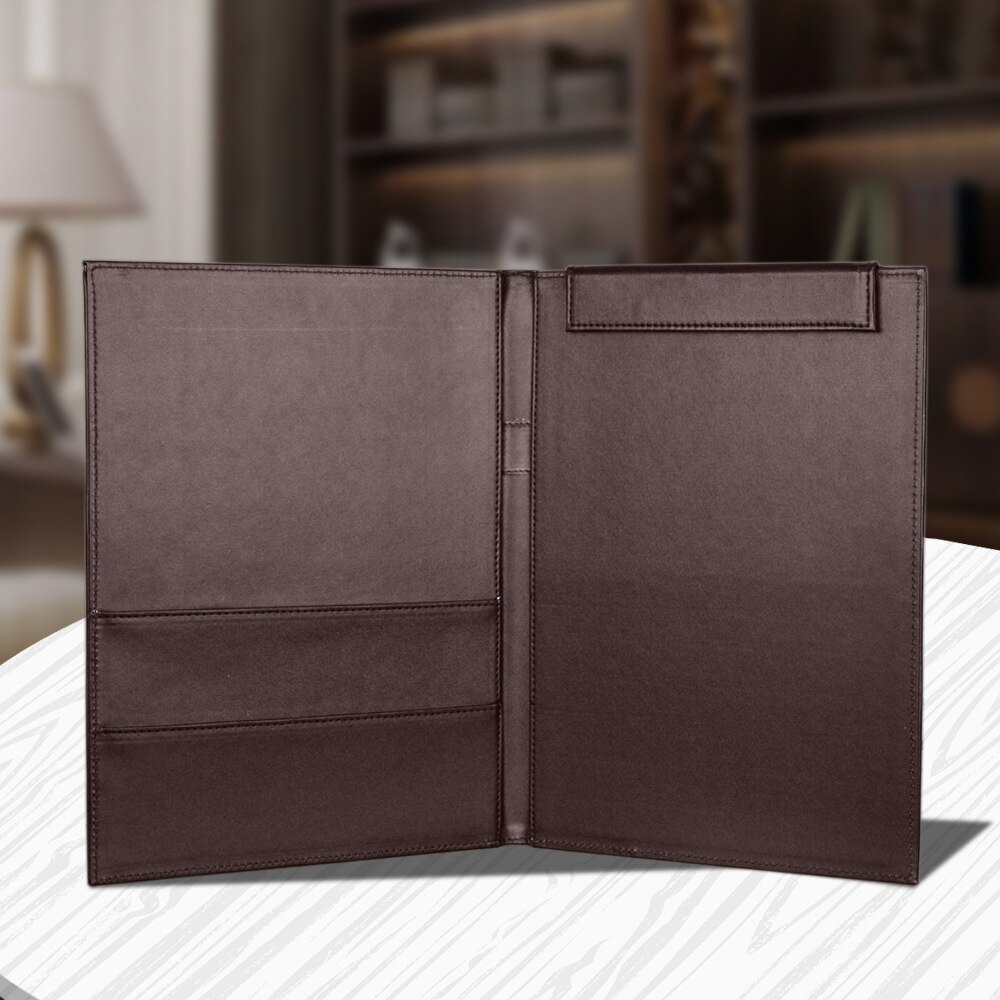 Pu Leather A4 Writing Clipboard Business Notepad C... – Vicedeal