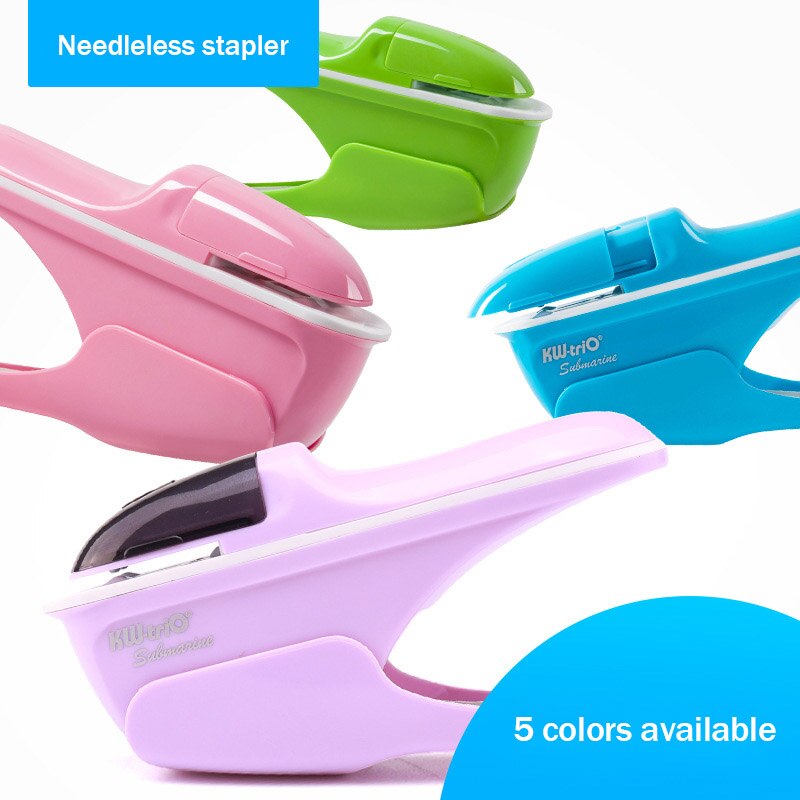 Staple-free Stapler Stationery Child Safety Staple... – Vicedeal