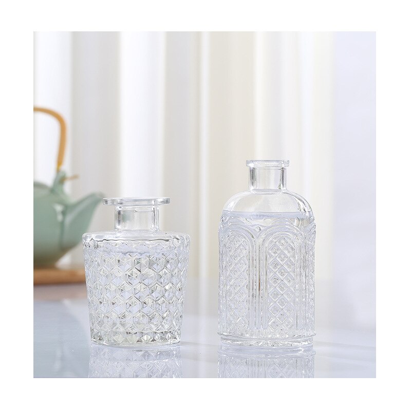 1pcs 150ml/200ml Relief Glass Diffuser Transparent... – Grandado