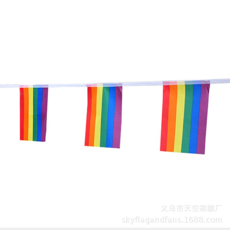 10 strings (380pcs) flag rainbow lgbt gay pride pi... – Grandado
