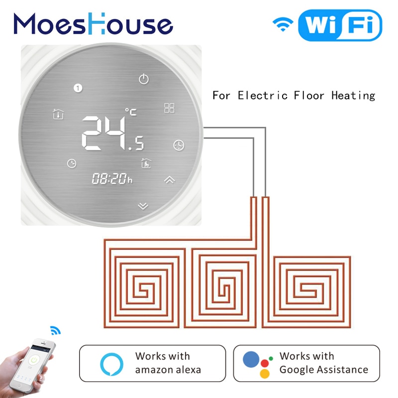 WiFi Smart Thermostat Electric Underfloor Heating ... – Grandado
