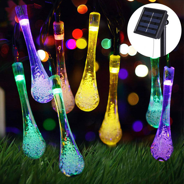 20/30 Led Zonne-energie Water String Light Outdoor... – Vicedeal