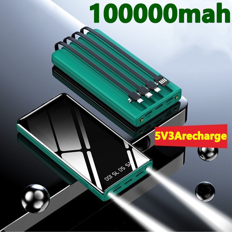 Ultra-large capacity charging treasure 100000mah p... – Grandado