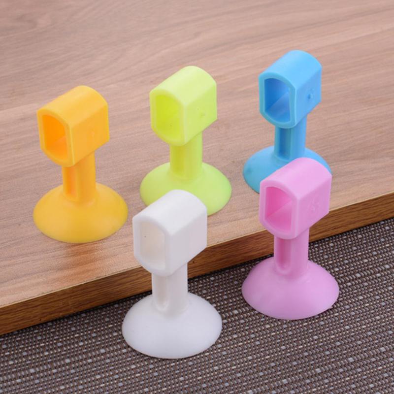 Square Hole Silicone Door Stopper Sucker Door Rear... – Grandado