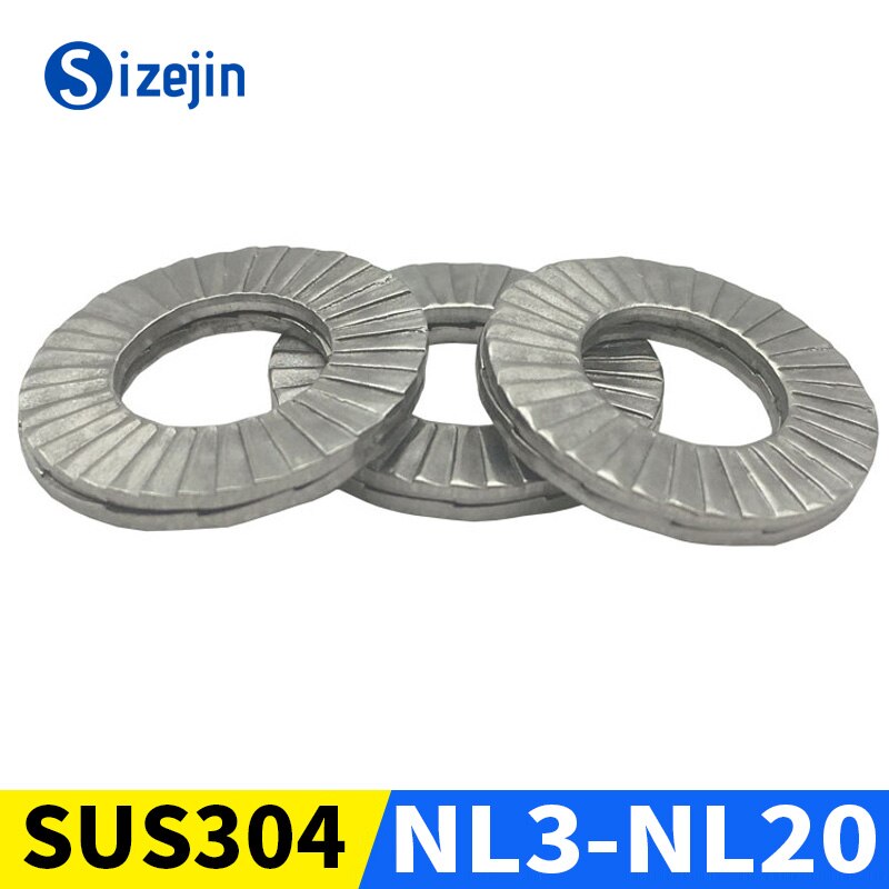 10PCS Loose-proof Washer Dual Stack Shock-proof We... – Grandado