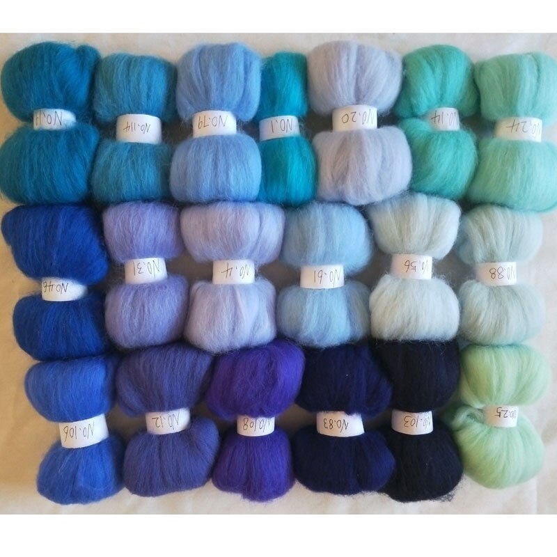 WFPFBEC 95g VILT voor wol fiber gekamd 100% wol me... – Vicedeal