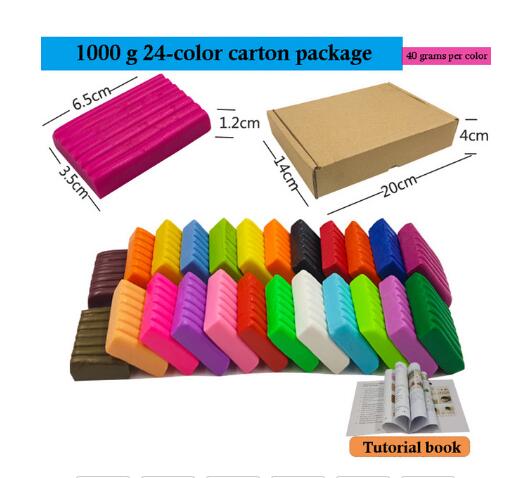 50 Colors Polymer Clay Light Soft modeling Clay DI... – Grandado