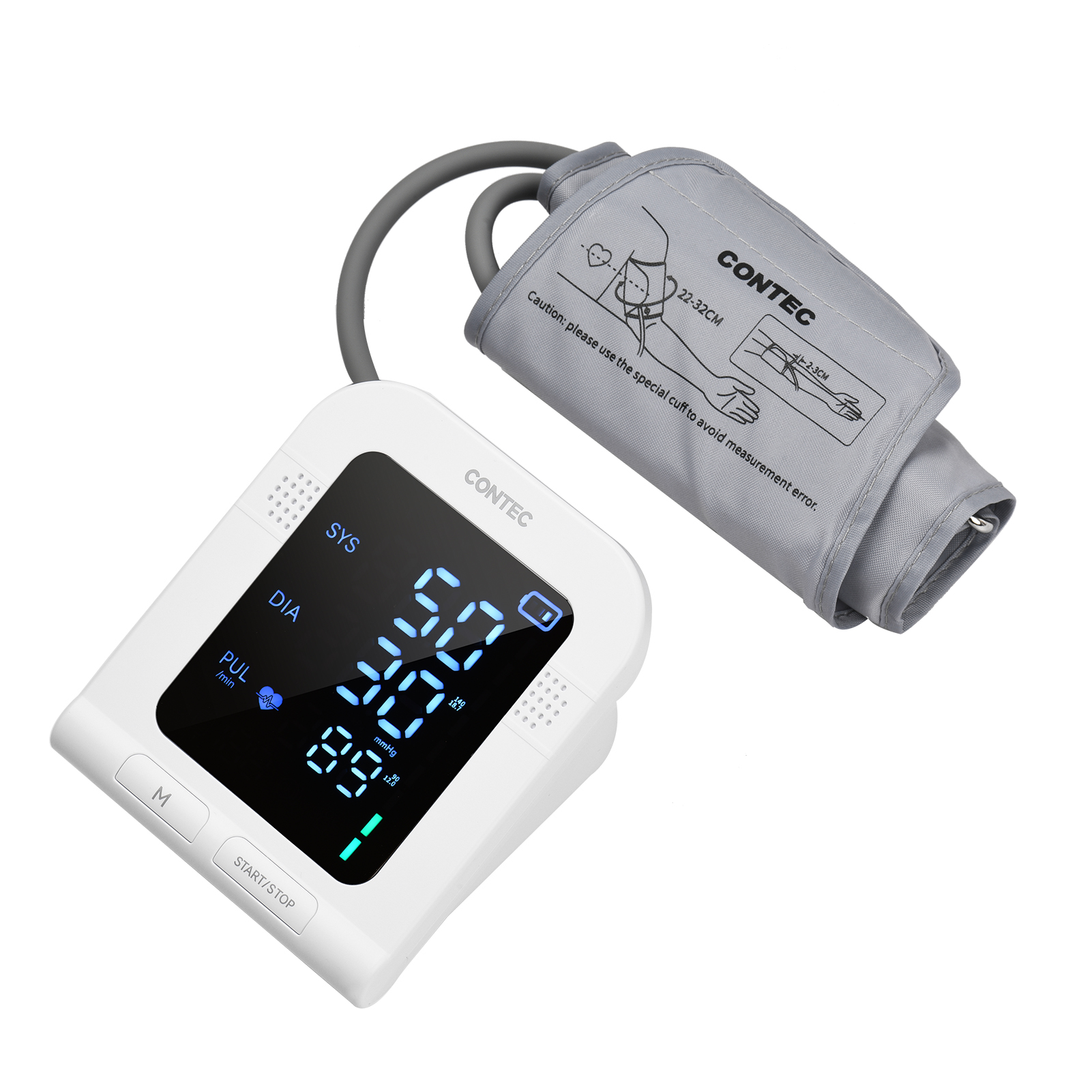 Blood Pressure Monitor Upper Arm Cuff BP Cuff Auto... – Grandado