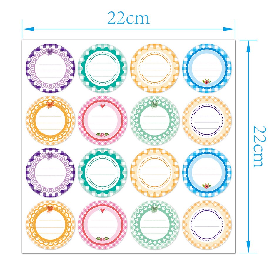 2Inch Kan Label Stickers Ronde Vorm Zelfklevende B... – Vicedeal