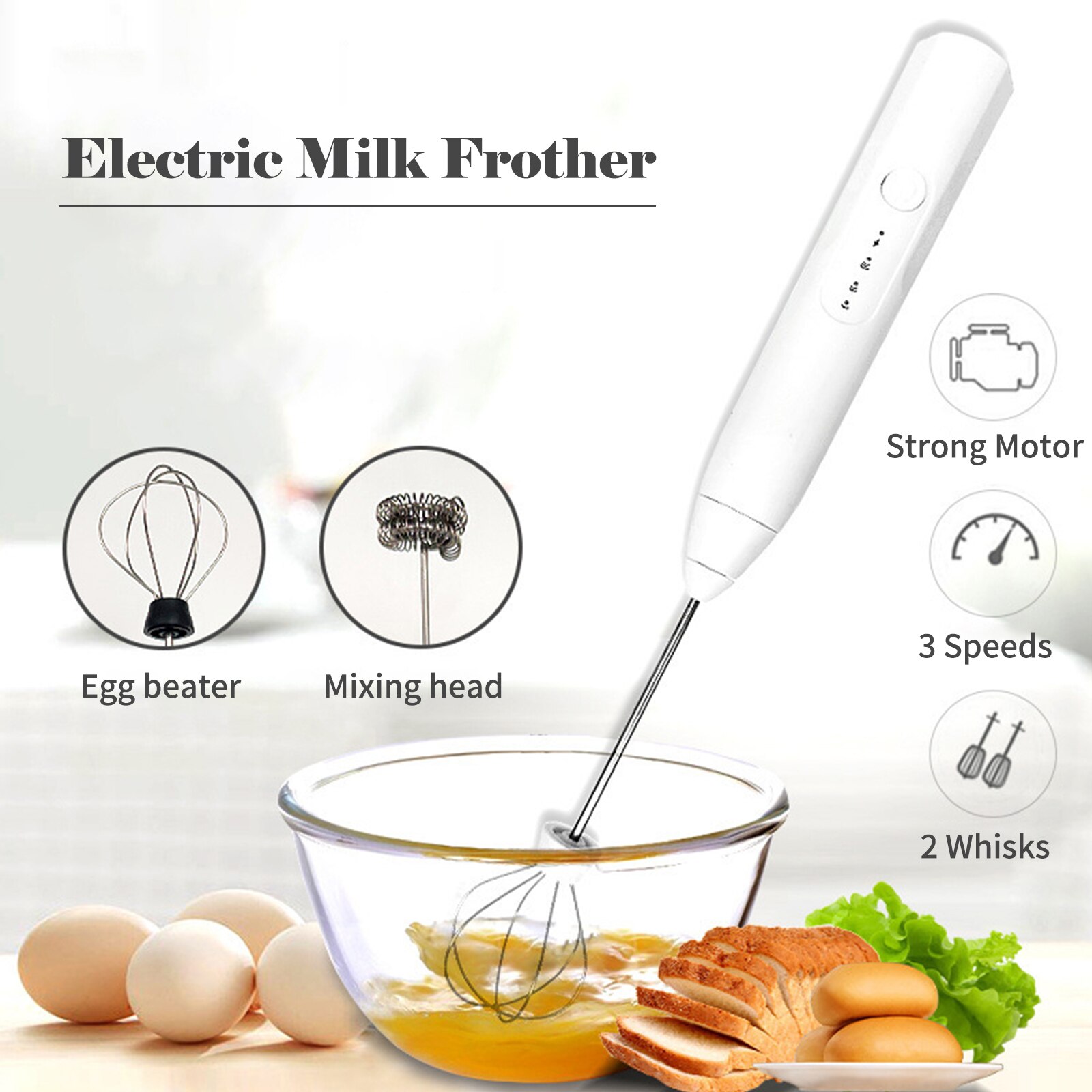 Automatische Blender Rvs Garde Elektrische Melkops... – Vicedeal