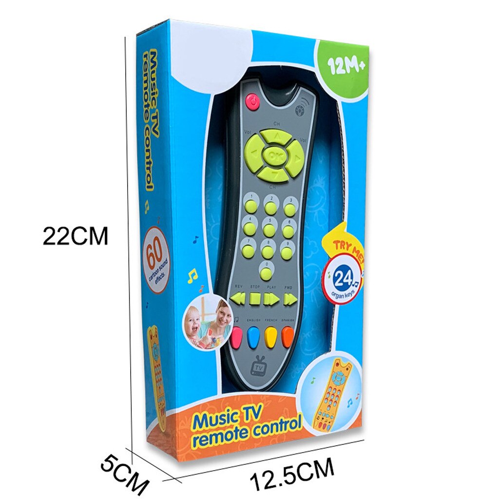 Kids Musical Tv Remote Control Toy With Light And ... – Vicedeal