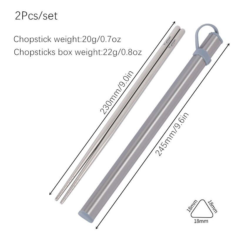 Eetstokjes Set Met Eetstokjes Opslag Buizen Alumin... – Grandado