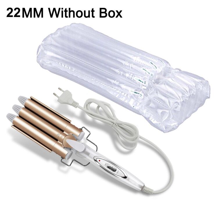 3 Barrel Curling Iron Wand Ceramic Tourmaline Trip... – Vicedeal