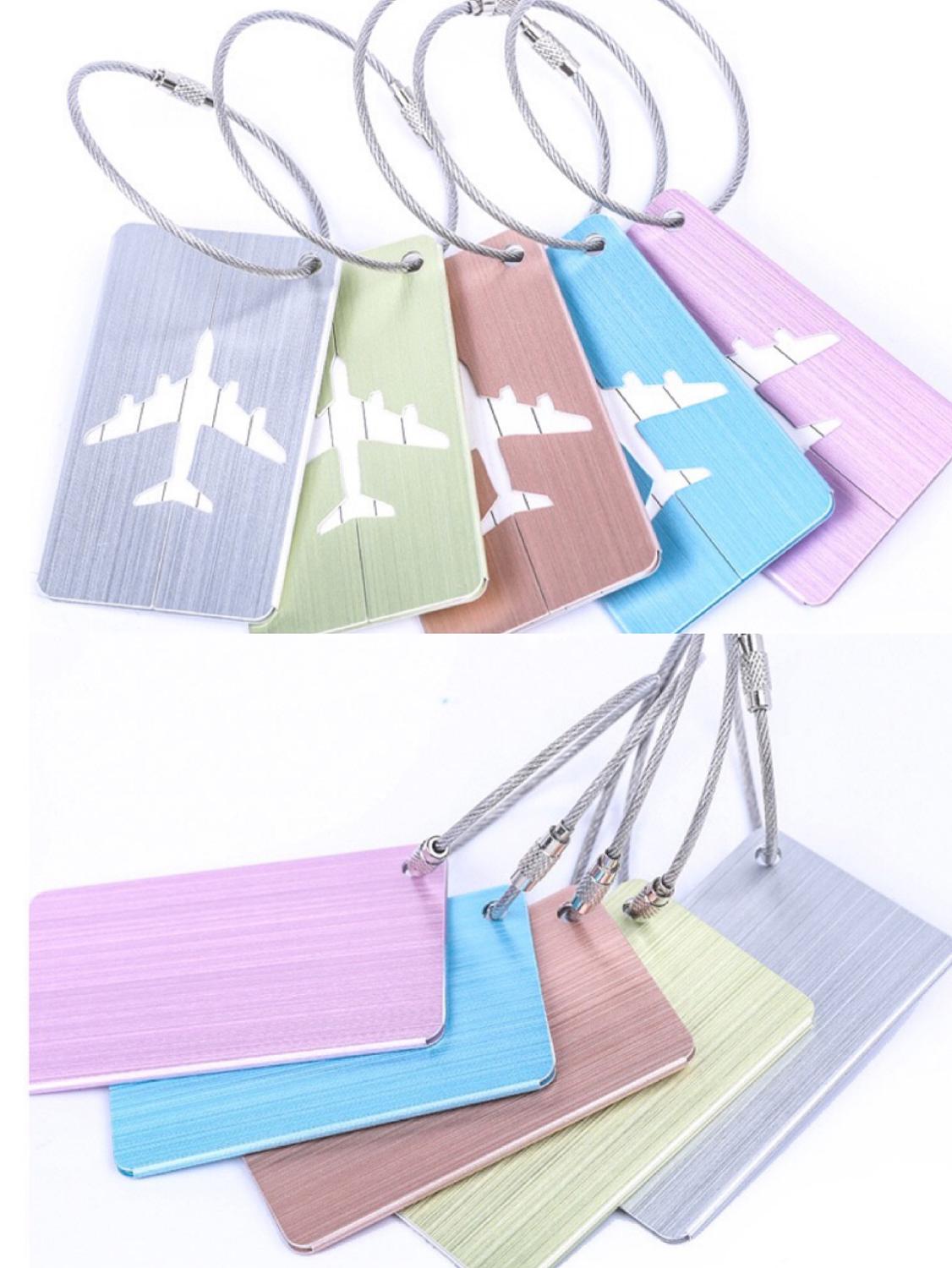 10pcs-Aluminum alloy luggage tag, luggage tag, bus... – Vicedeal