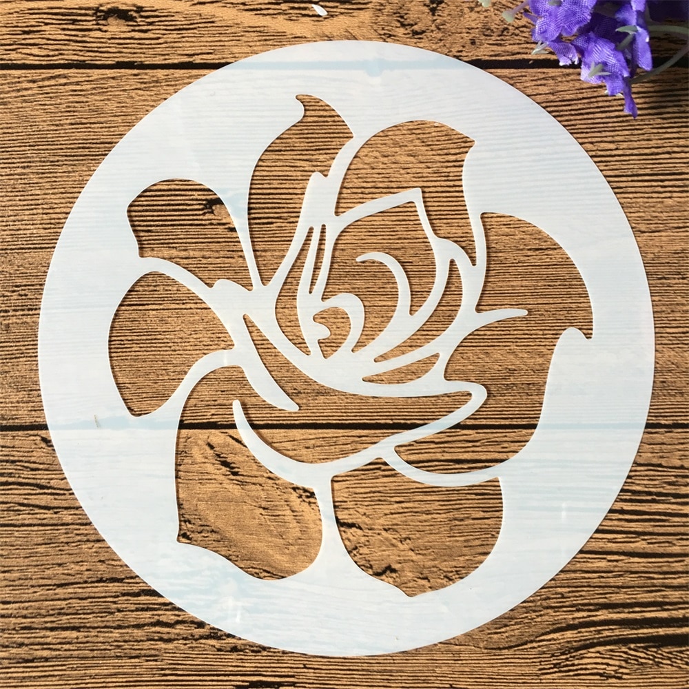 1Pcs 15cm Round Big Flower DIY Layering Stencils W... – Vicedeal