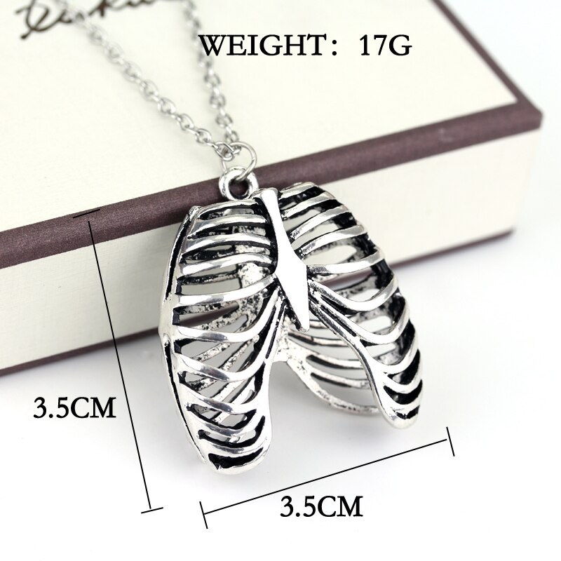 Halloween Anatomical Human Rib Cage Lung Anatomy P... – Grandado