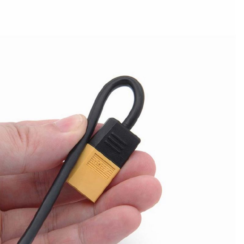 XT60 Male Bullet Connector To Male DC DC5525 Power Cable 5.5x2.5mm ...