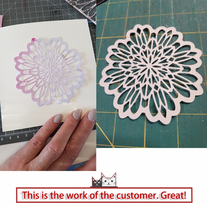 Reunion Lace Flower Doily Metal Cutting Die Stenci... – Grandado