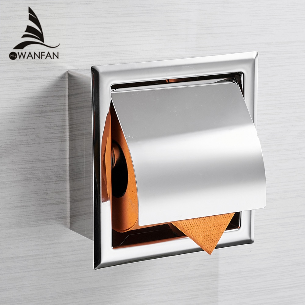 Stainless Steel304 Toilet Paper Holder Chrome Wall... – Vicedeal