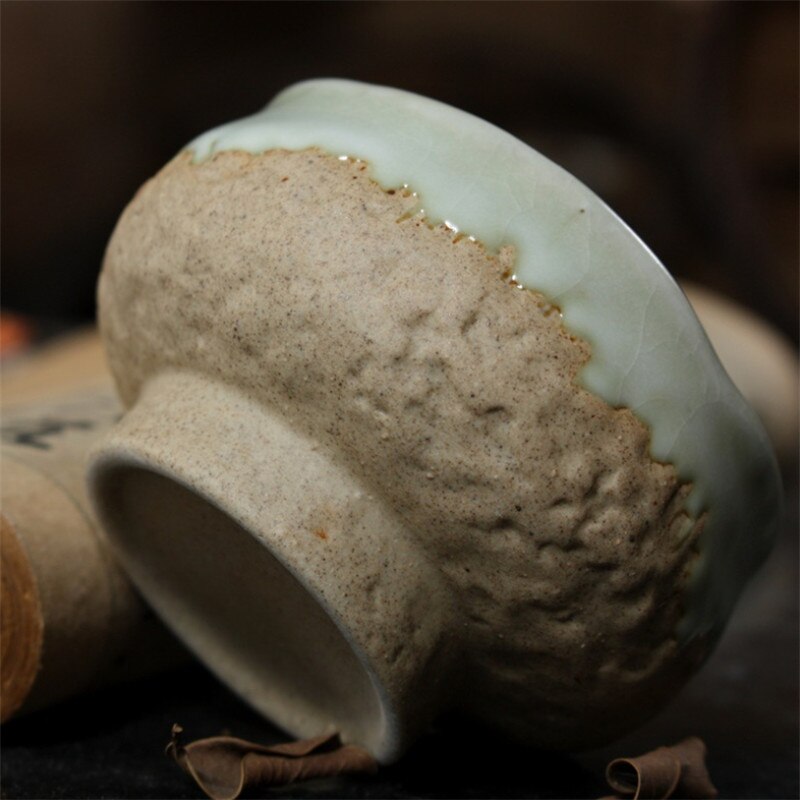 Japanese Handmade Coarse Pottery Pu'er Tea Bowl Ce... – Grandado
