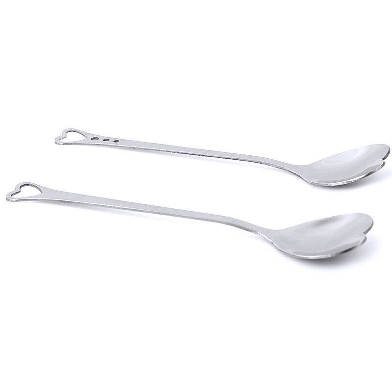 Heart Shape Stainless Steel Coffee Spoon Dessert S... – Grandado