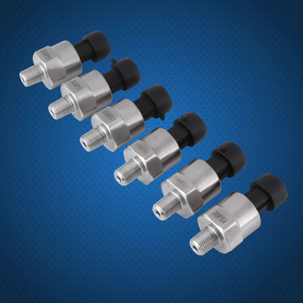 1pc 1/8 npt gevind rustfrit stål tryktransducer se... – Grandado