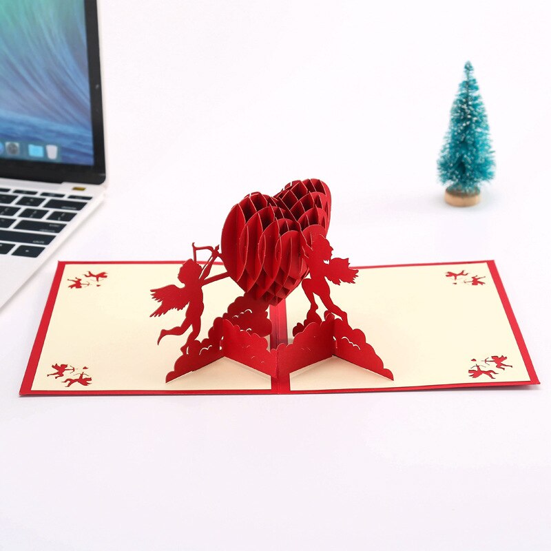 3D Stereoscopic Greeting Cards Paper Sculptures th... – Vicedeal